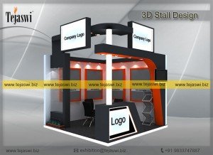 Exhibition Stall Designer India 3 Meter x 3 Meter 3d Exhibition Stall ...