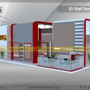 Exhibition Stall Designer India 12 Meter x 6 Meter Exhibition Stand ...