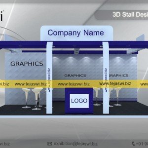 Exhibition Stall Designer India 6 Meter x 4 meter Exhibition Booth ...
