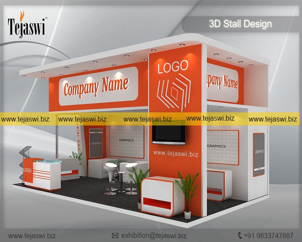 Exhibition Stall Designer India 7 Meter x 4 Meter Exhibition Stand ...