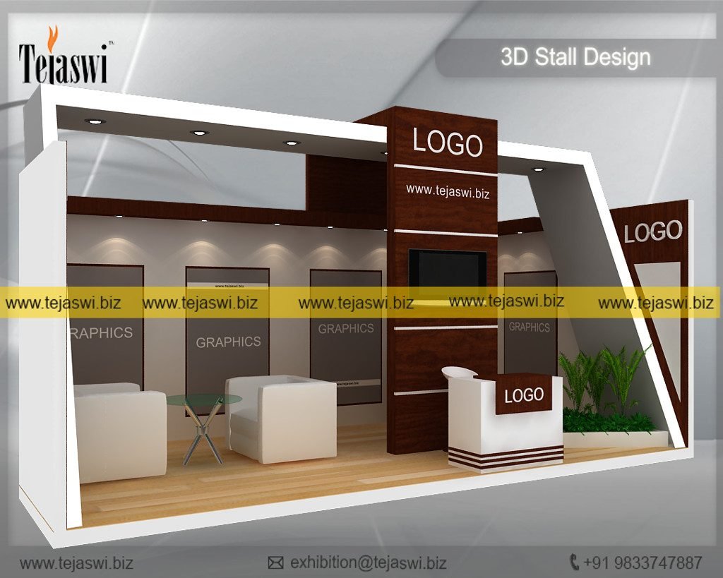 Exhibition Stall Designer India 6 Meter x 3 Meter Exhibit Stand Design ...